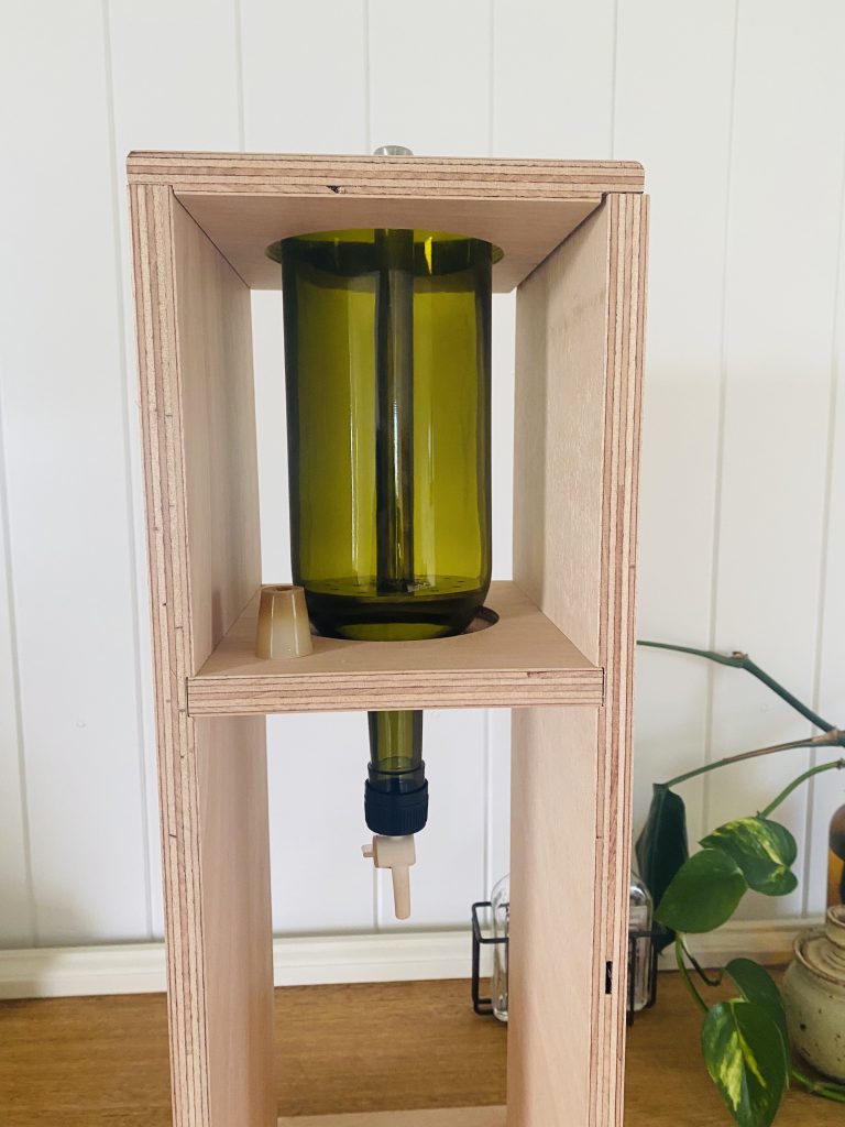 Percolator small, glass cone, with a stand included - Byron Botanicals